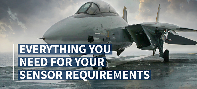 The sensors you need for your aerospace and defense testing needs
